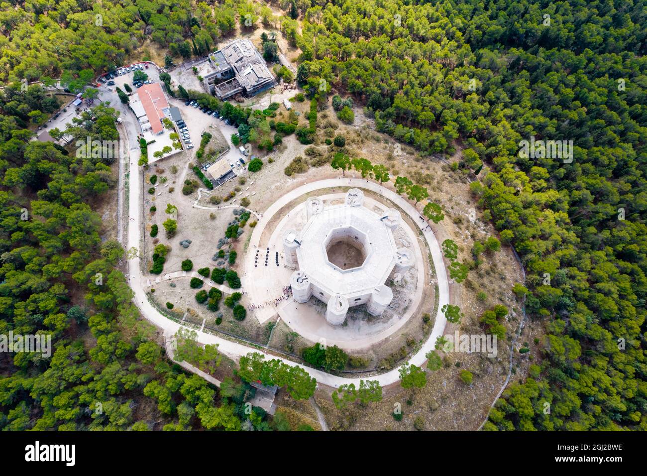 Aerial view of castel del monte hi-res stock photography and images - Alamy