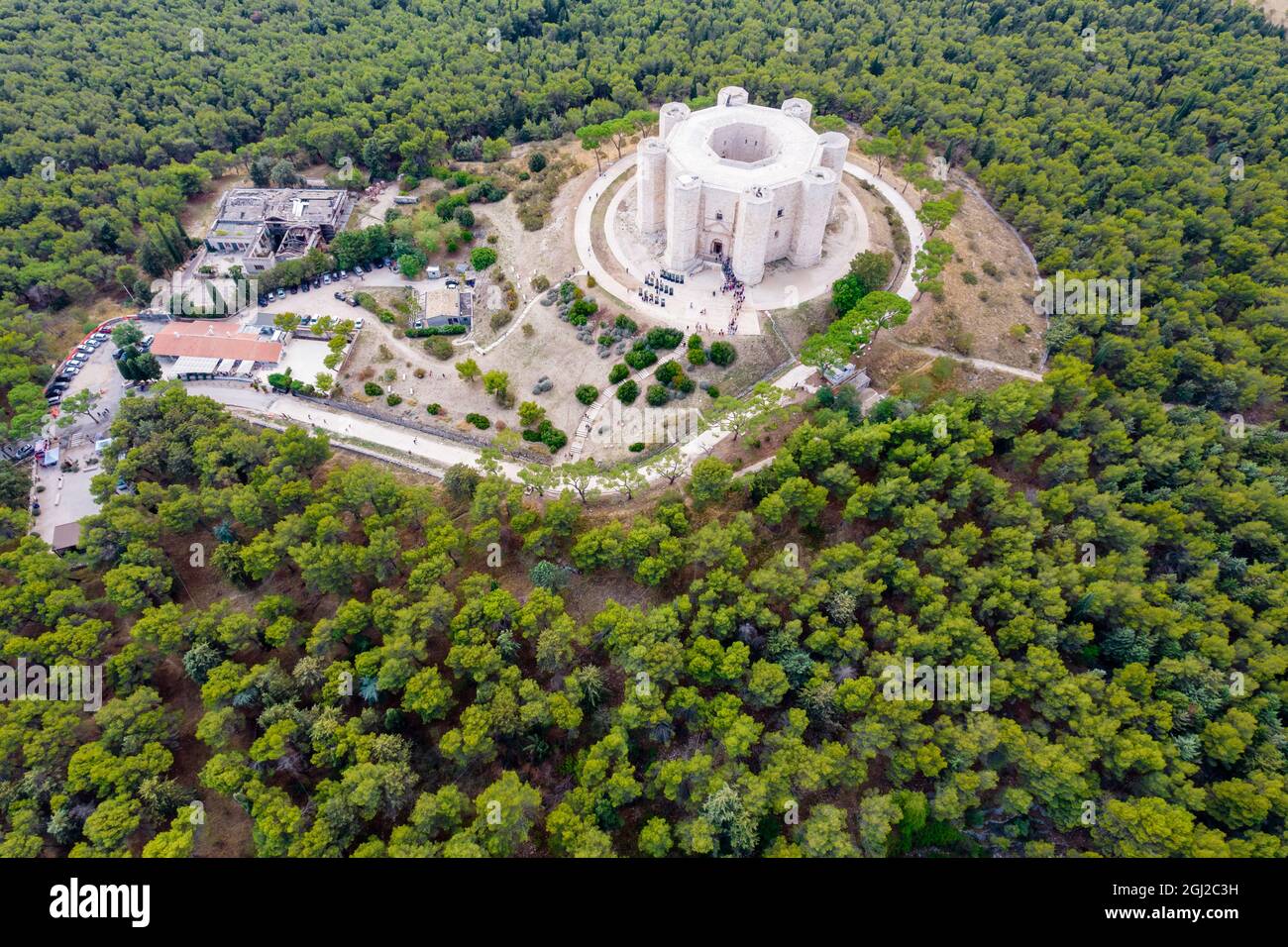 Aerial view of castel del monte hi-res stock photography and images - Alamy