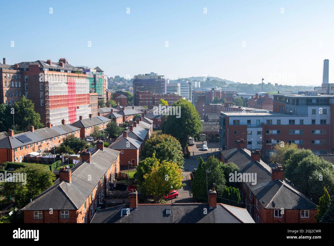 The Cliff Road / Narrow Marsh area of Nottingham City, captured from ...