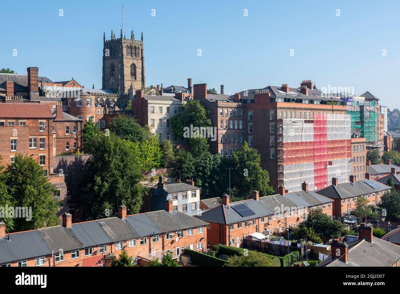The Cliff Road / Narrow Marsh area of Nottingham City, captured from ...