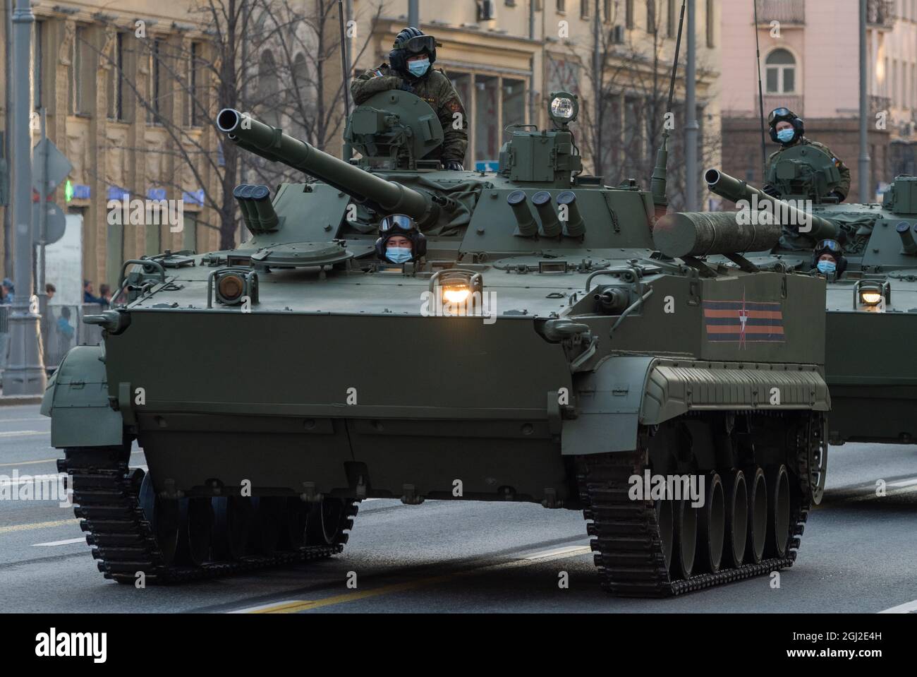 April 30, 2021 Moscow, Russia. BMP-3 Infantry fighting Vehicle on ...