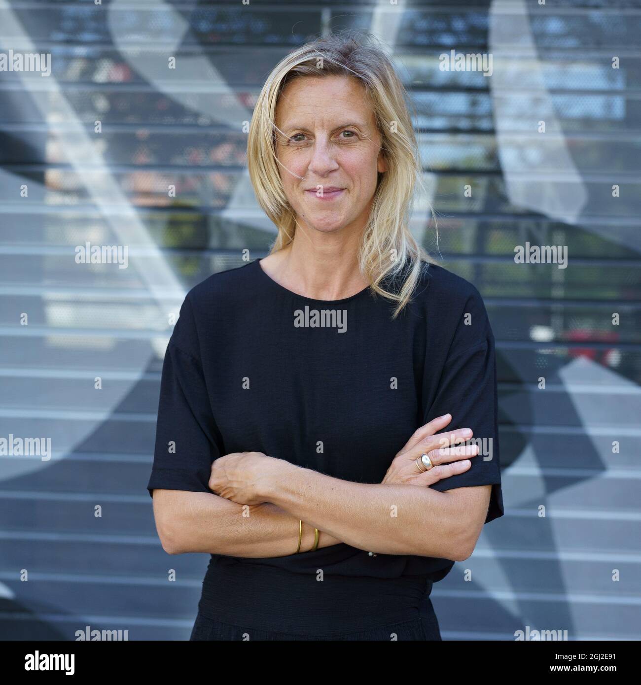 Madrid, Spain. 08th Sep, 2021. French film director Elsa Amiel poses ...