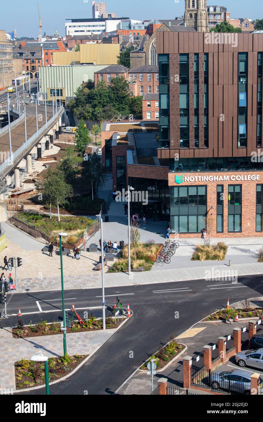 The new Nottingham College City Hub on Southside of Nottingham City ...