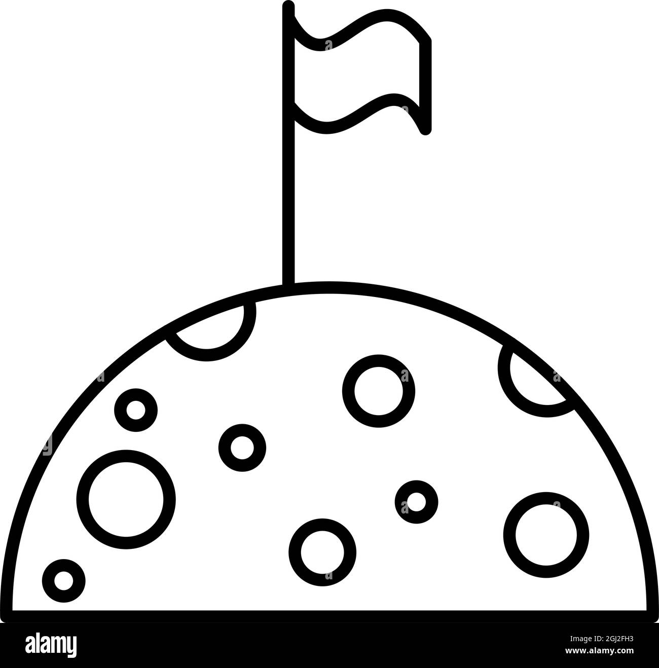 Moon flag Black and White Stock Photos & Images - Alamy