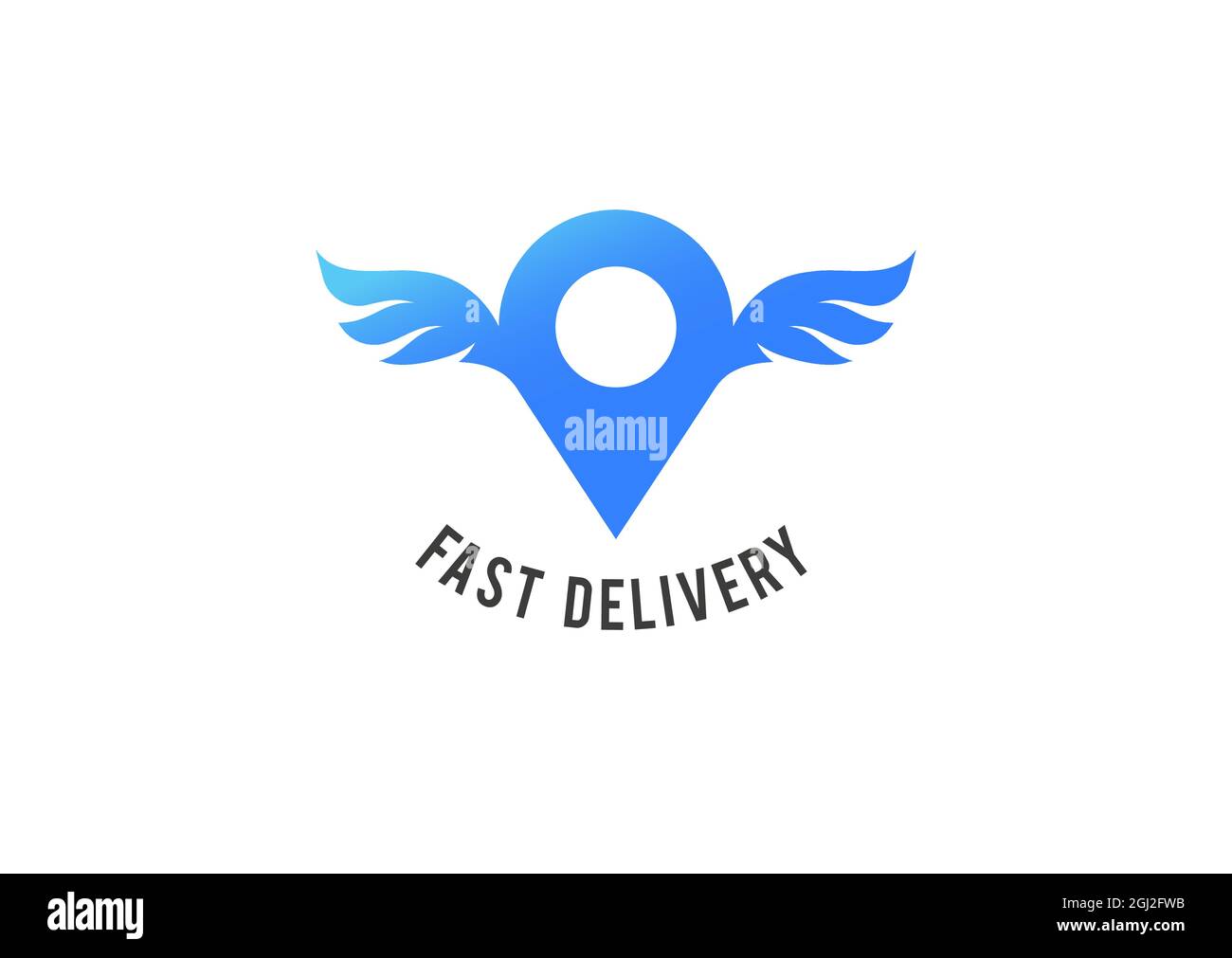 Order fast food emblem Cut Out Stock Images & Pictures - Alamy