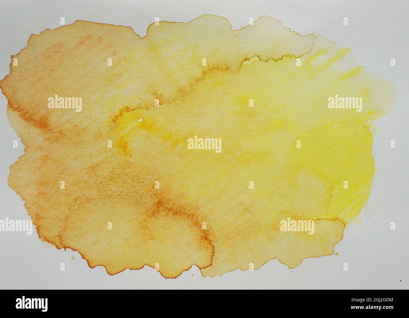 flick the Abstract yellow color Watercolor Background colorful mix ...