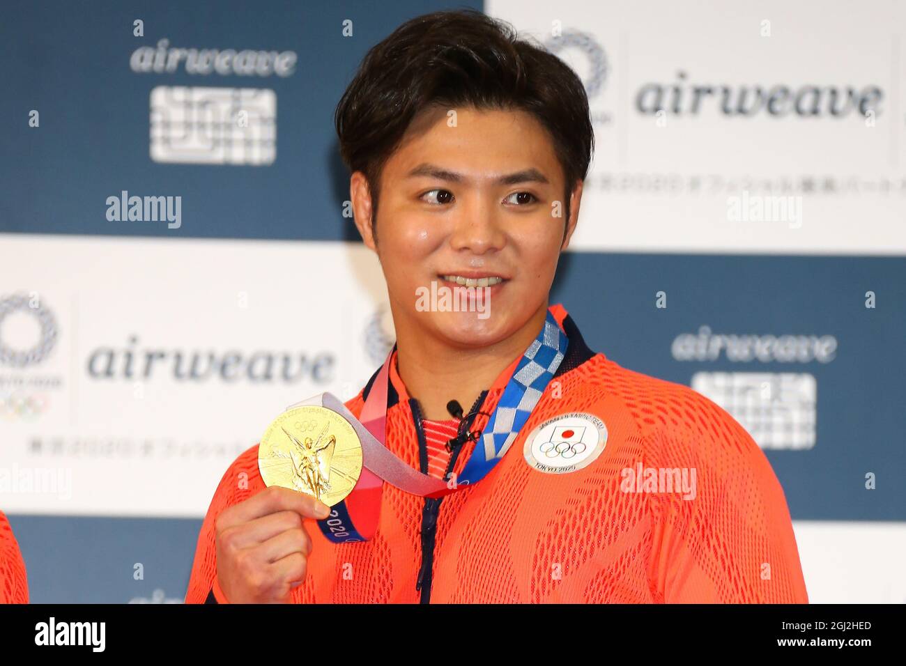 Tokyo, Japan. 08th Sep, 2021. Japanese Judo medalist Hifumi Abe attends ...