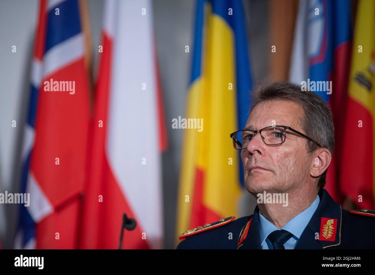 08 September 2021, Baden-Wuerttemberg, Ulm: The commander of NATO's ...