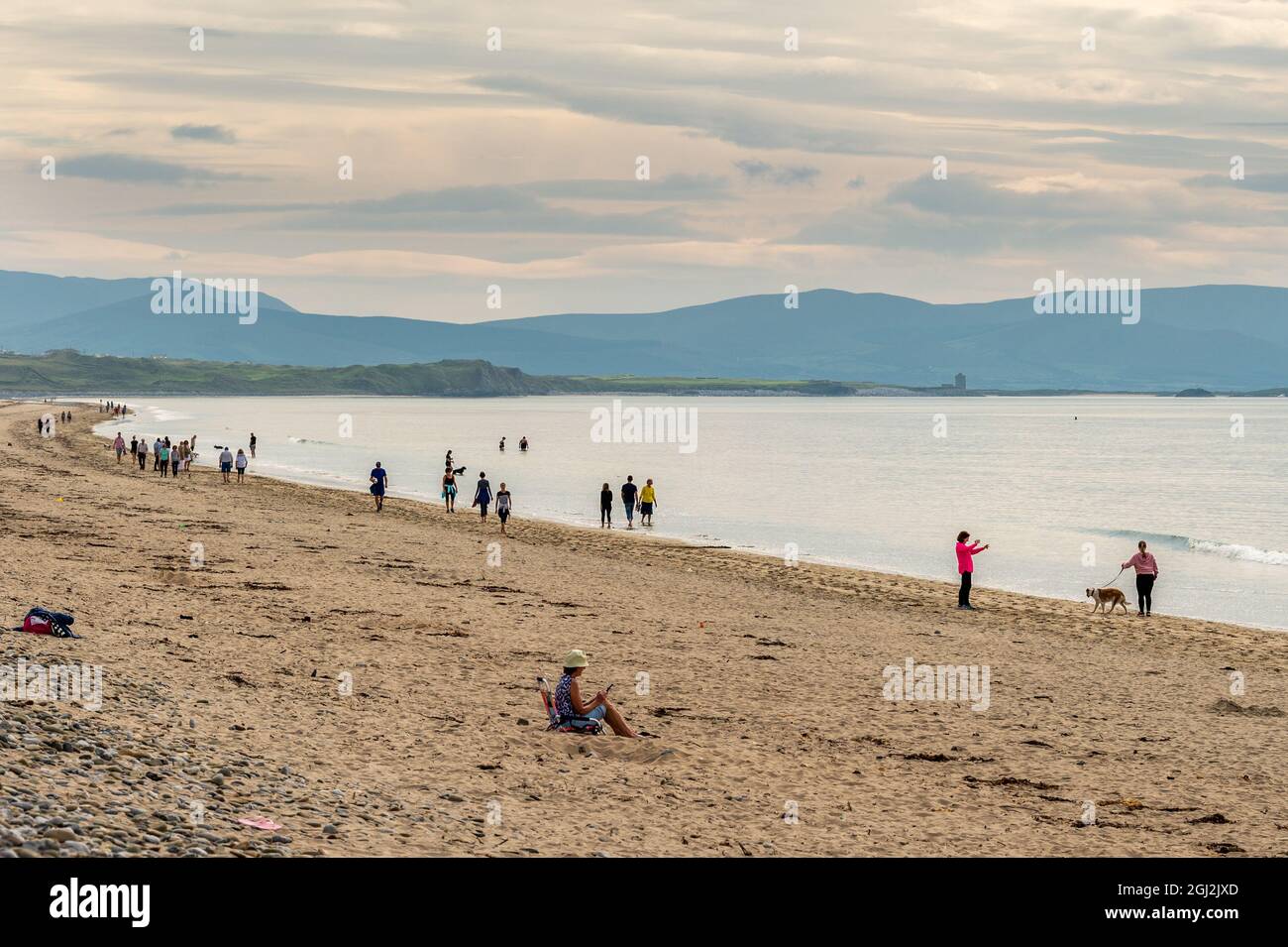 Banna Beach, Ballyheigue Bay, near Tralee, Co. Kerry, Ireland Stock ...