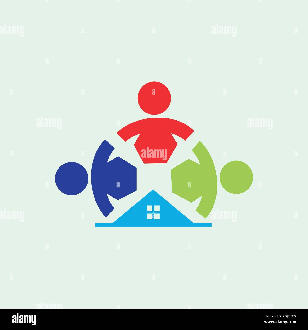 study club home education logo icon flat design vector graphic concept ...