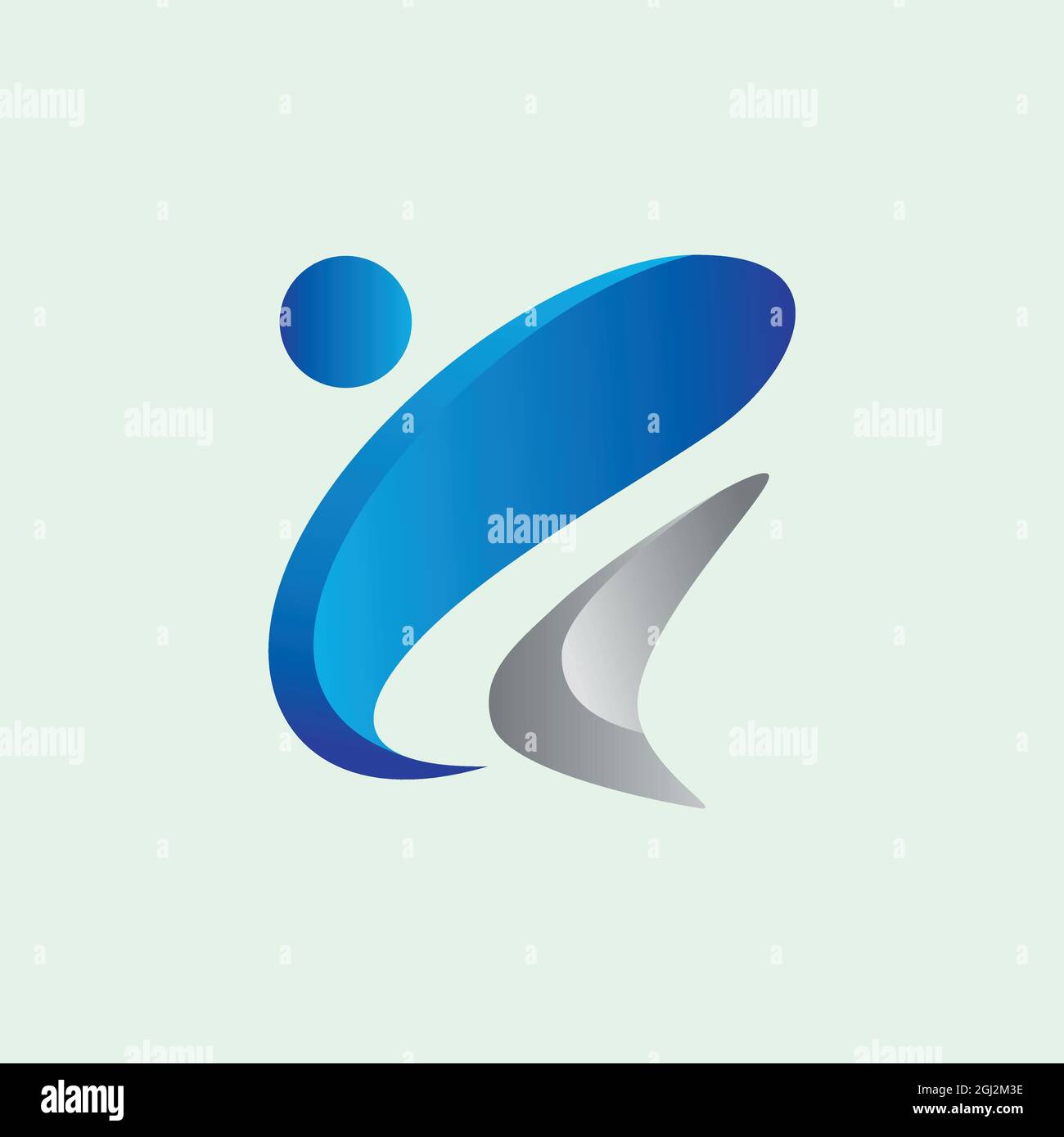 abstract wave surfing stylish logo icon flat design vector graphic ...
