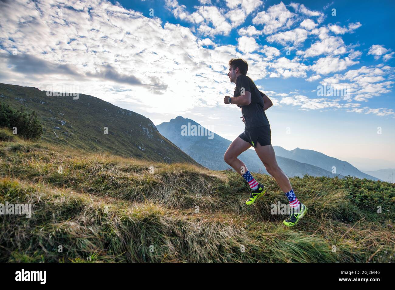 Athlete runs during training hi-res stock photography and images - Alamy