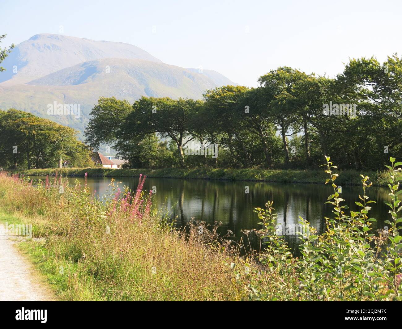 It's a 2 mile walk along the towpath of the Caledonian Canal between ...