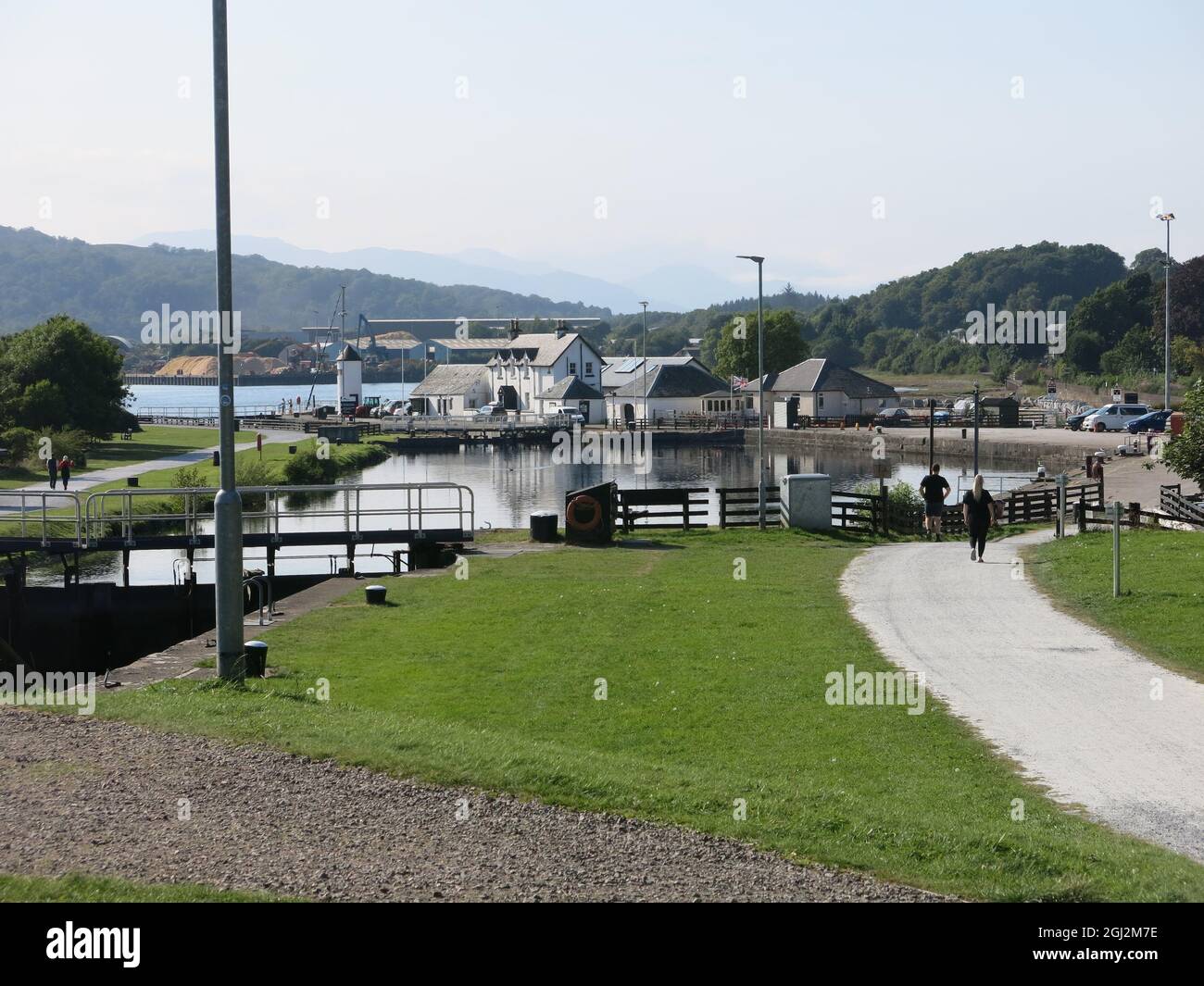 Corpach Basin and its canal lock is the western sea entrance to the ...