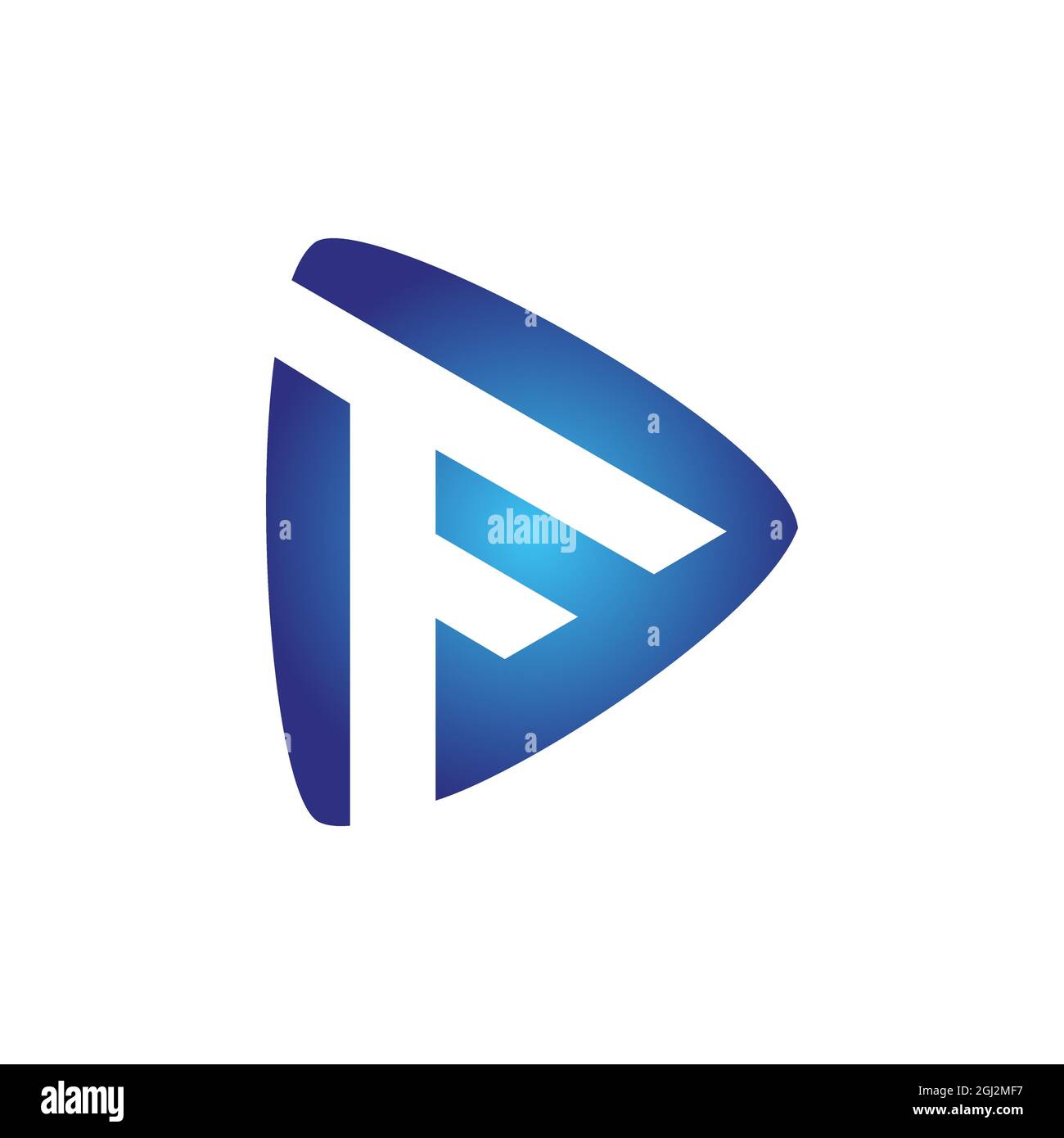 letter F triangle logo icon flat vector concept graphic simple stylish ...