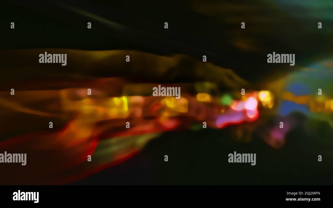 Black background with blurred colorful lights for wallpapers Stock ...