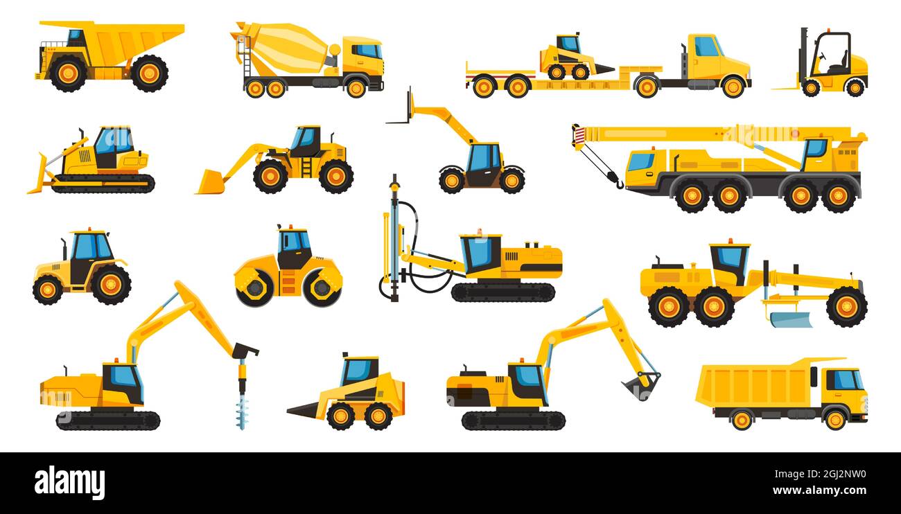 Construction machines, equipment and heavy building machinery. Crane ... Construction machines, equipment and heavy building machinery. Crane ...