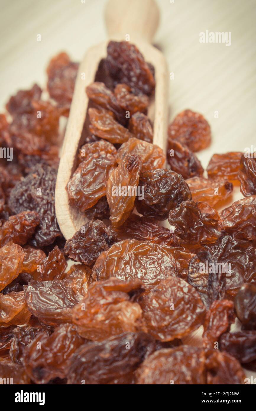 Fresh healthy raisins as source natural vitamins and minerals ...