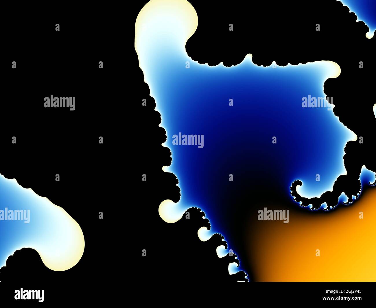 Abstract complex mathematical fractal structure Stock Photo - Alamy