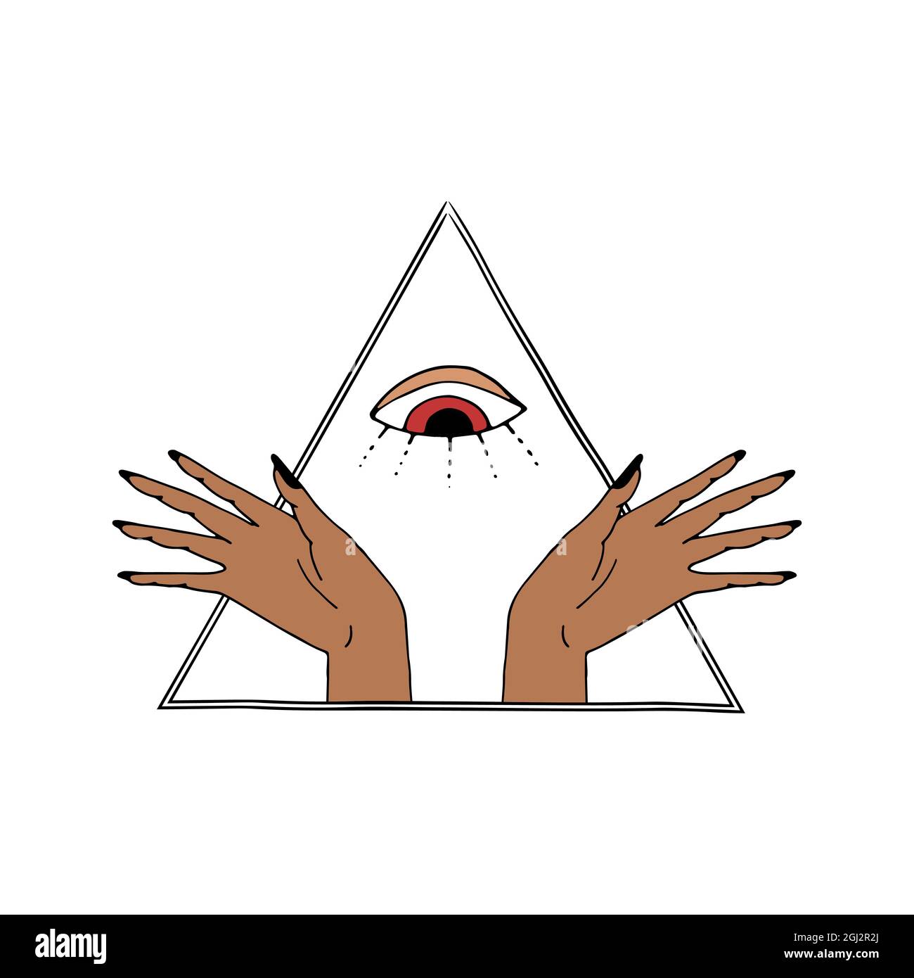 Illuminati Triangle Hands