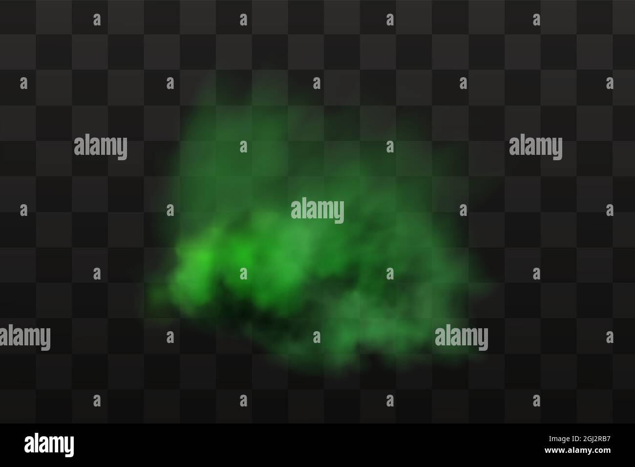 Vector realistic set of stench breath or sweat odor isolated on ...