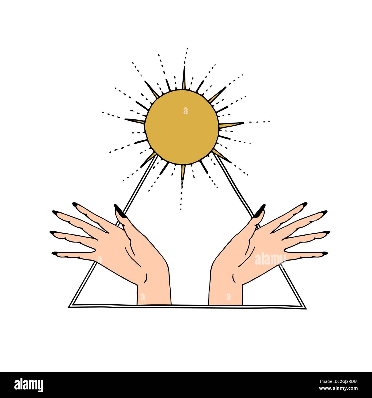 Mystical sun clipart hi-res stock photography and images - Alamy