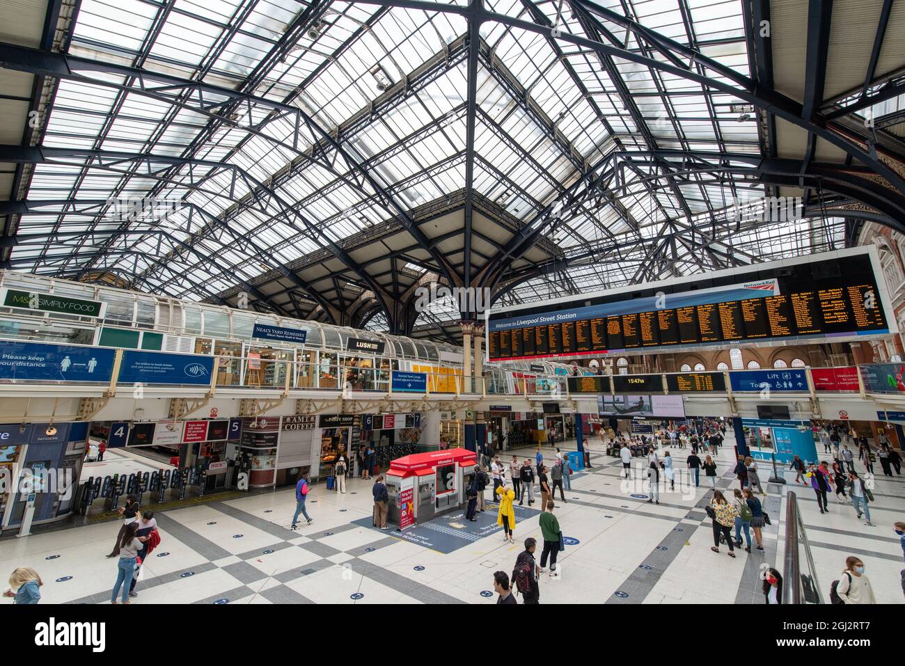 London Liverpool Street Station Stock Photo - Alamy