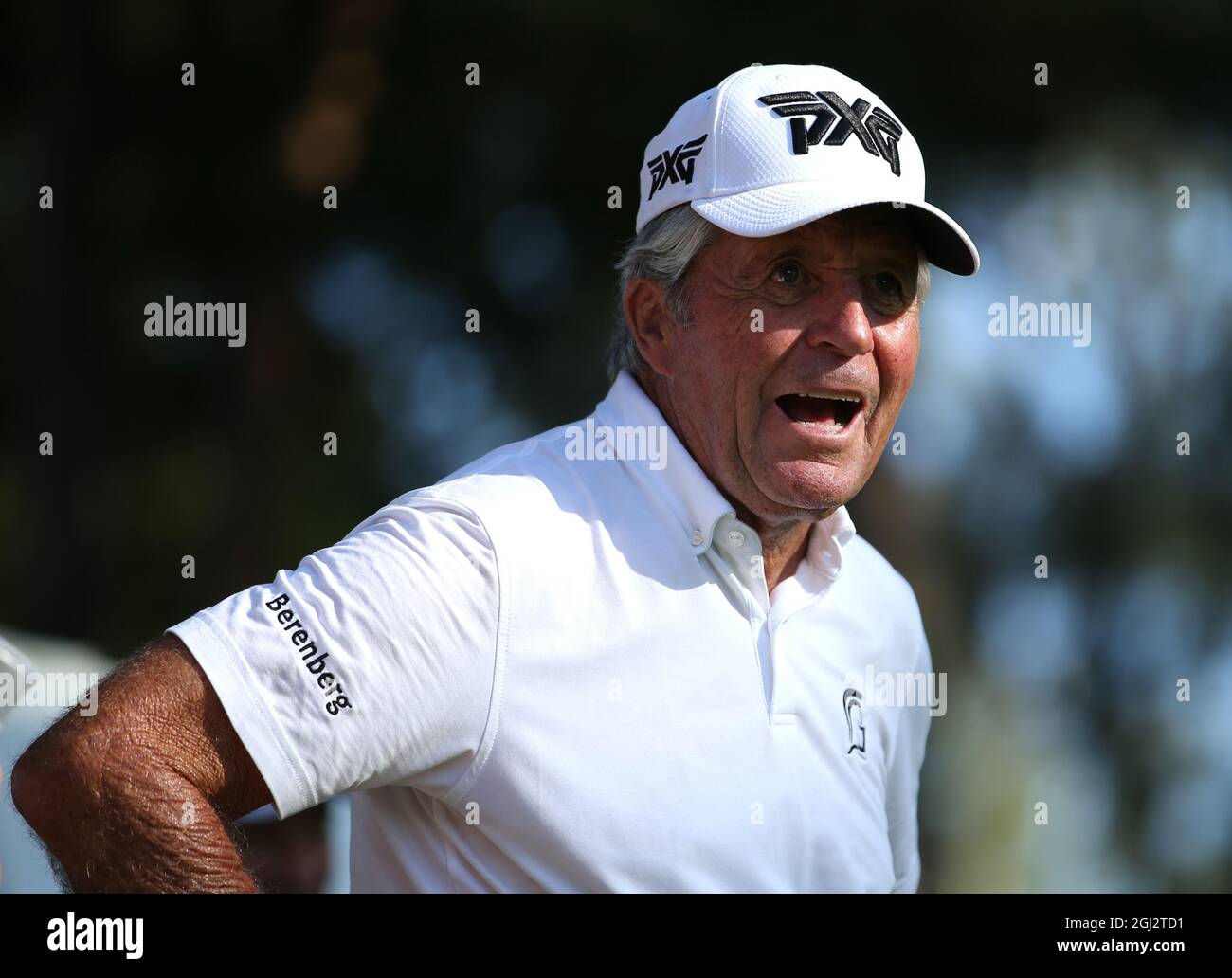 Gary Player on the 9th during the Pro-Am for the BMW PGA Championship ...