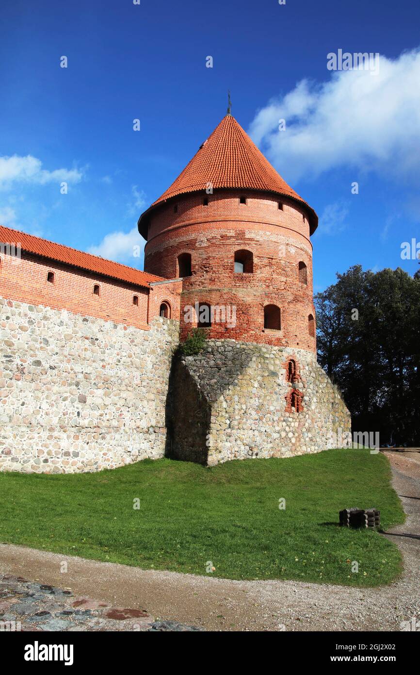 The watercastle Trakai in Lithuania, baltic states, europe Stock Photo ...