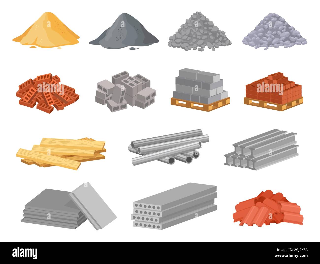 Pipe stacks Stock Vector Images - Alamy