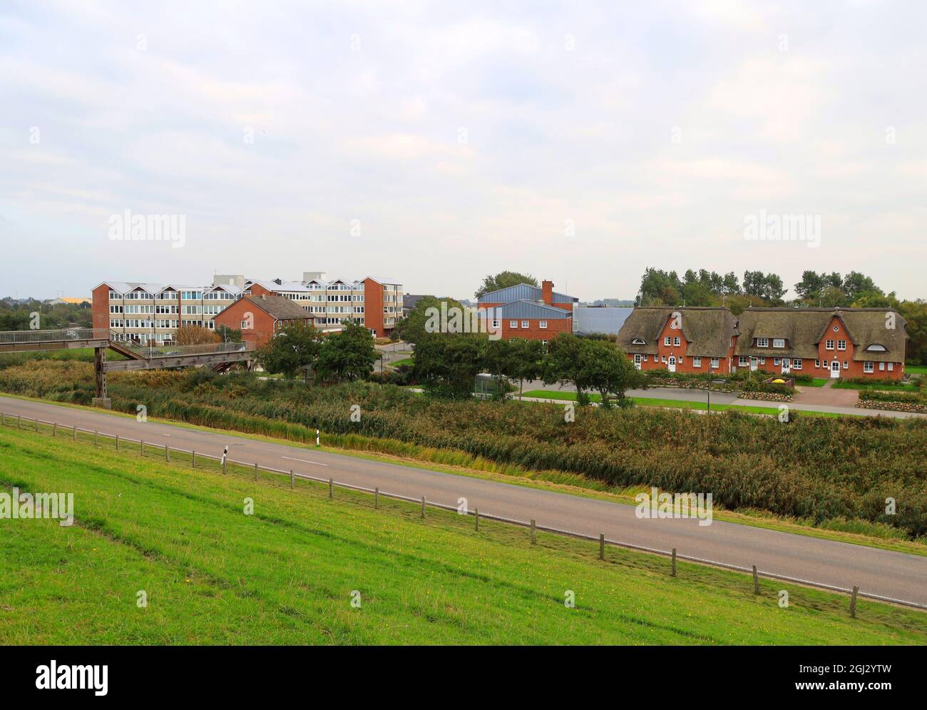 The Peninsula Nordstrand, Germany, Europe Stock Photo - Alamy