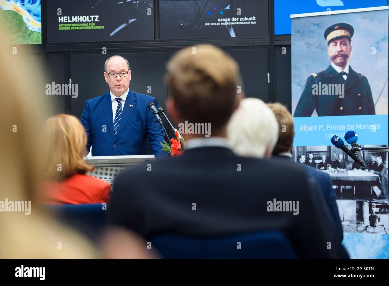 Kiel, Germany. 08th Sep, 2021. Prince Albert II of Monaco, Governing ...