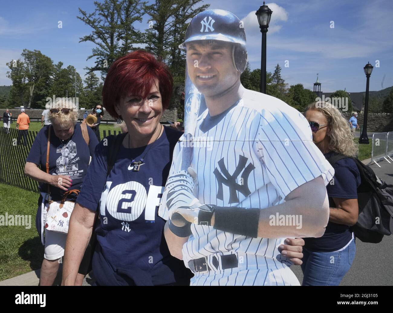 Derek jeter hall of fame induction hi-res stock photography and images ...