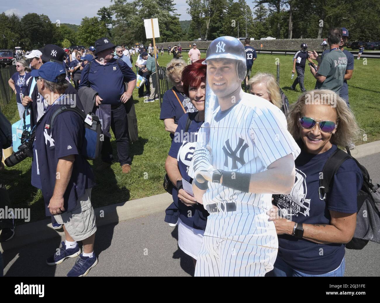 Derek jeter hall of fame induction hi-res stock photography and images ...