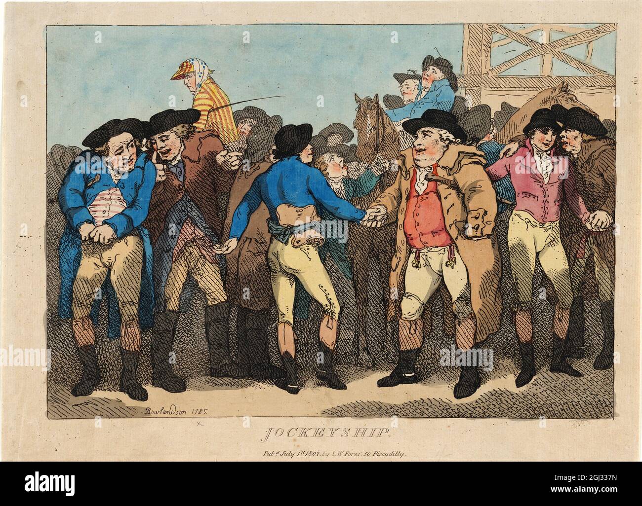 Jockeyship 1802 Artist: Thomas Rowlandson (1756-1827) an English artist ...