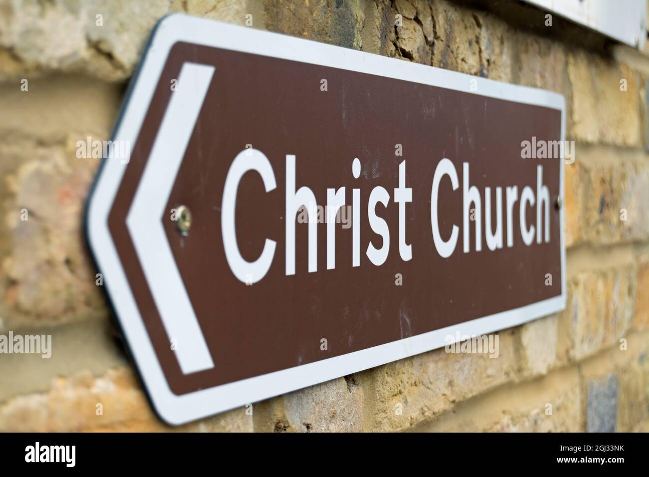 Direction Signage Inside Churches