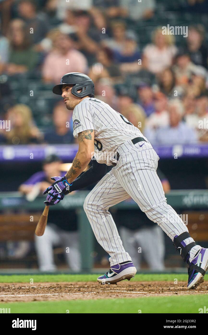 Denver CO, USA. 7th Sep, 2021. Colorado third basemen Joshua Fuentes (8 ...
