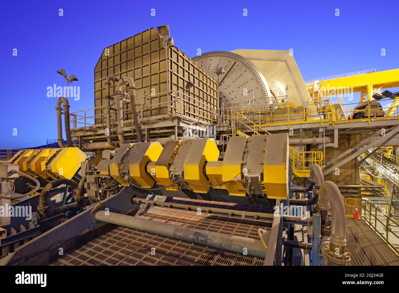 Copper mine mining processing plant hi-res stock photography and images ...