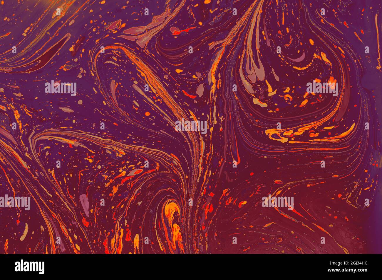 Shot of an intensive colorful mixture of a modern background on some ...