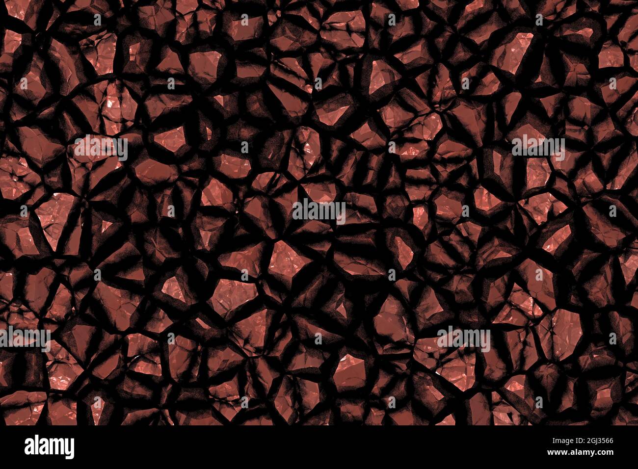 artistic red rough wild stone digital drawn texture or background ...