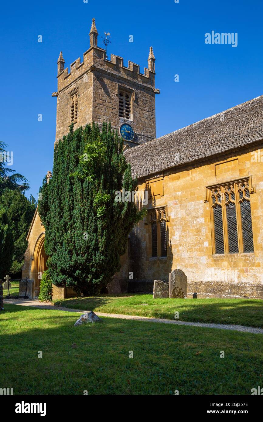 Cotswolds stanway church hi-res stock photography and images - Alamy