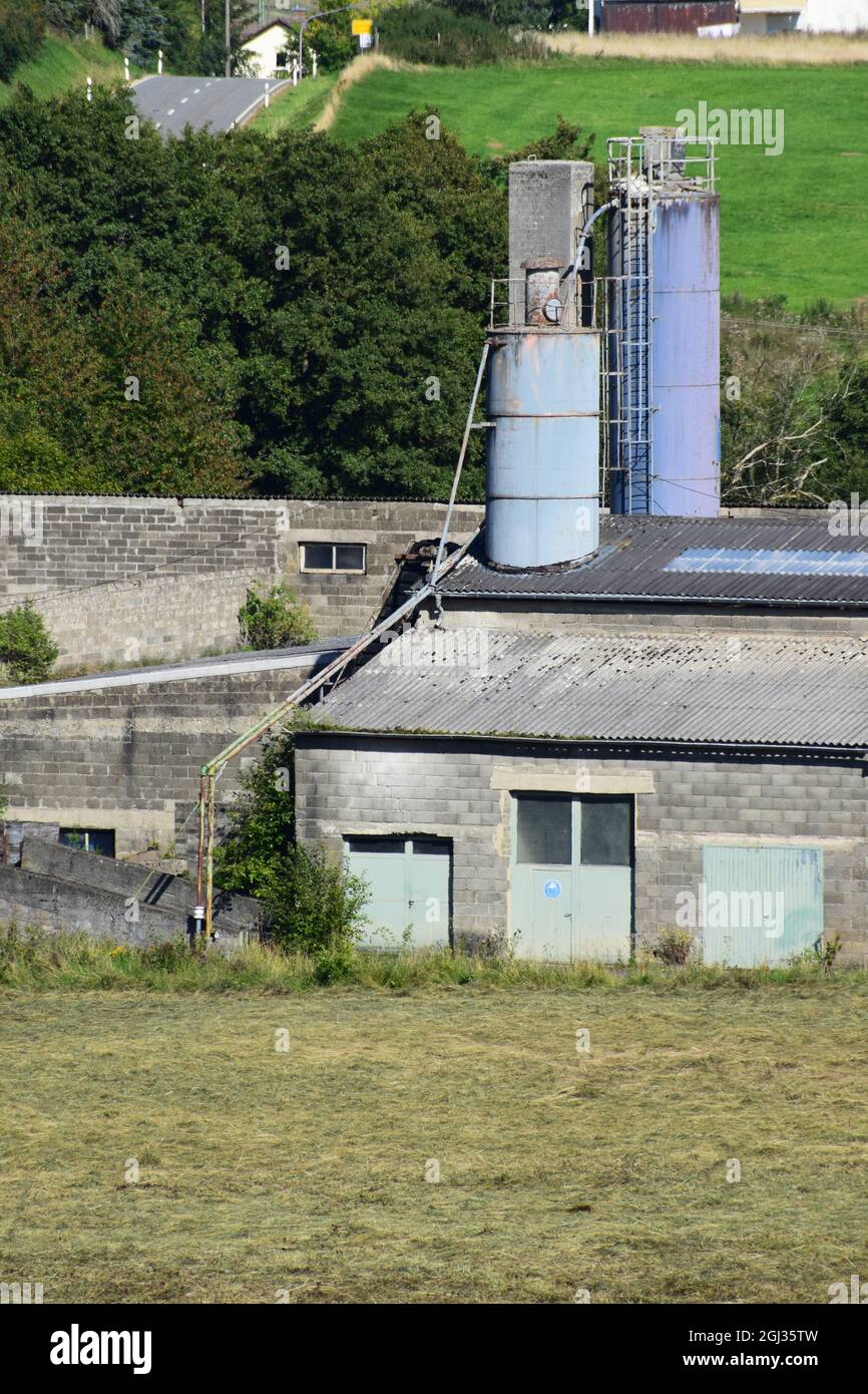 remote farm in the Eifel Stock Photo - Alamy
