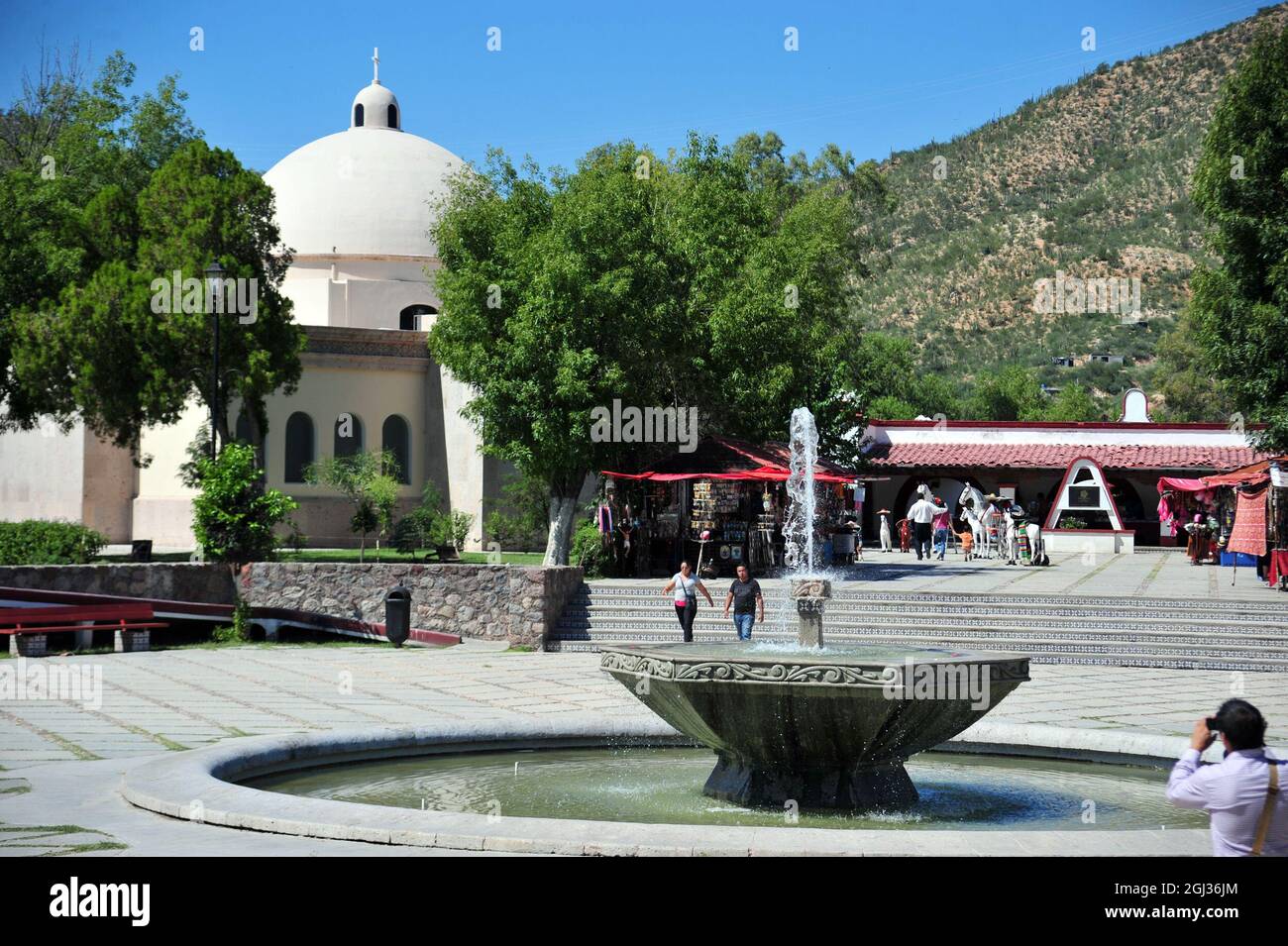 Magdalena de Kino public square, Sonora, Mexico. (Photo by Israel ...