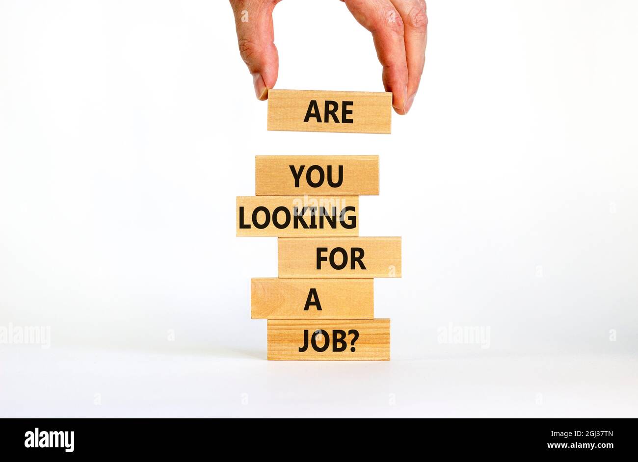 Symbol of building success foundation. Businessman put wooden blocks on ...