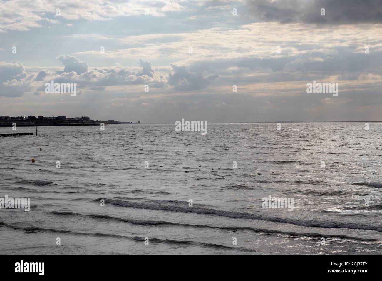 Stunning view footage of the beach in Margate Stock Photo - Alamy