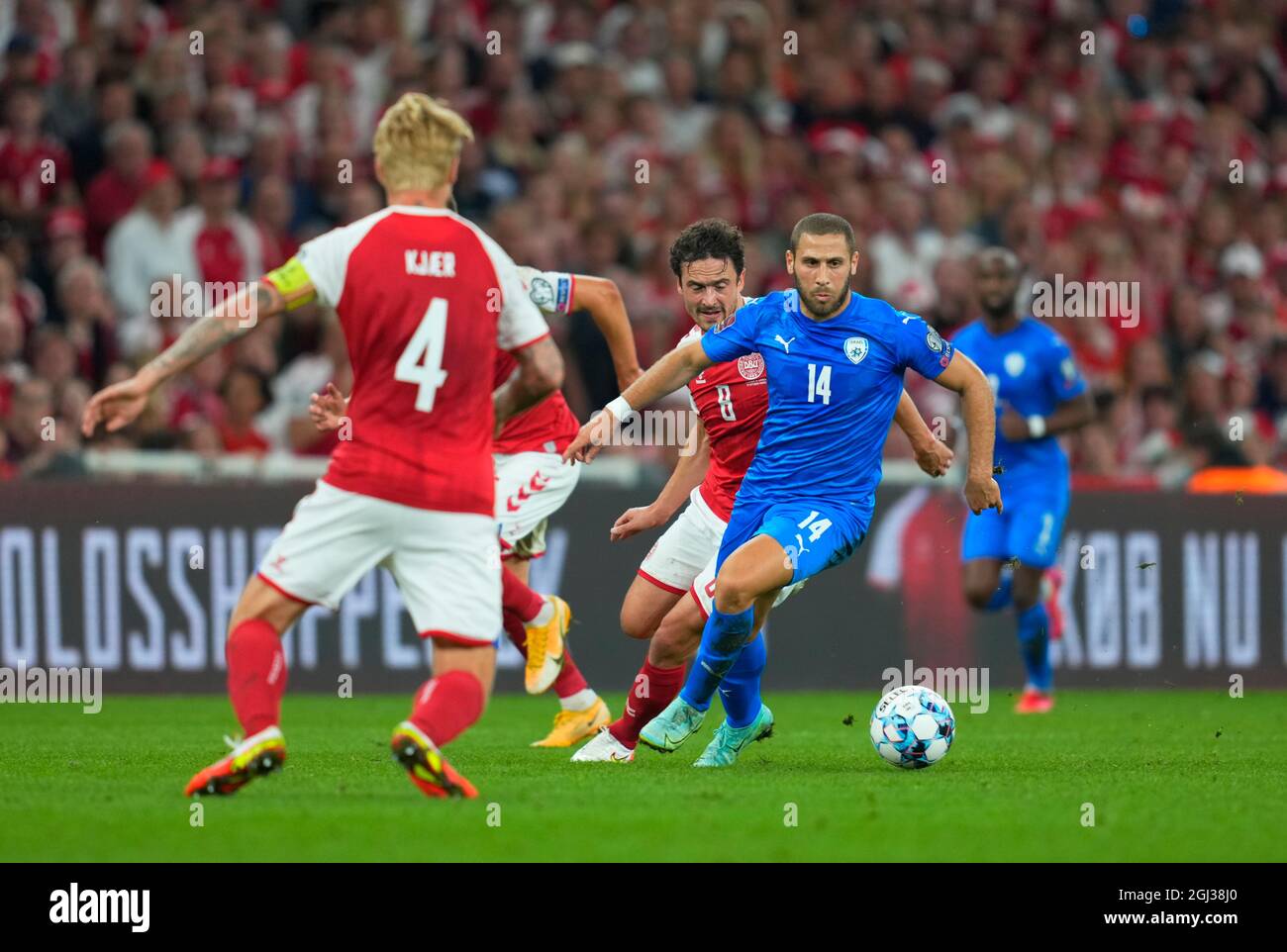 September 8, 2021: Shon Weissman of Israel during Denmark against ...