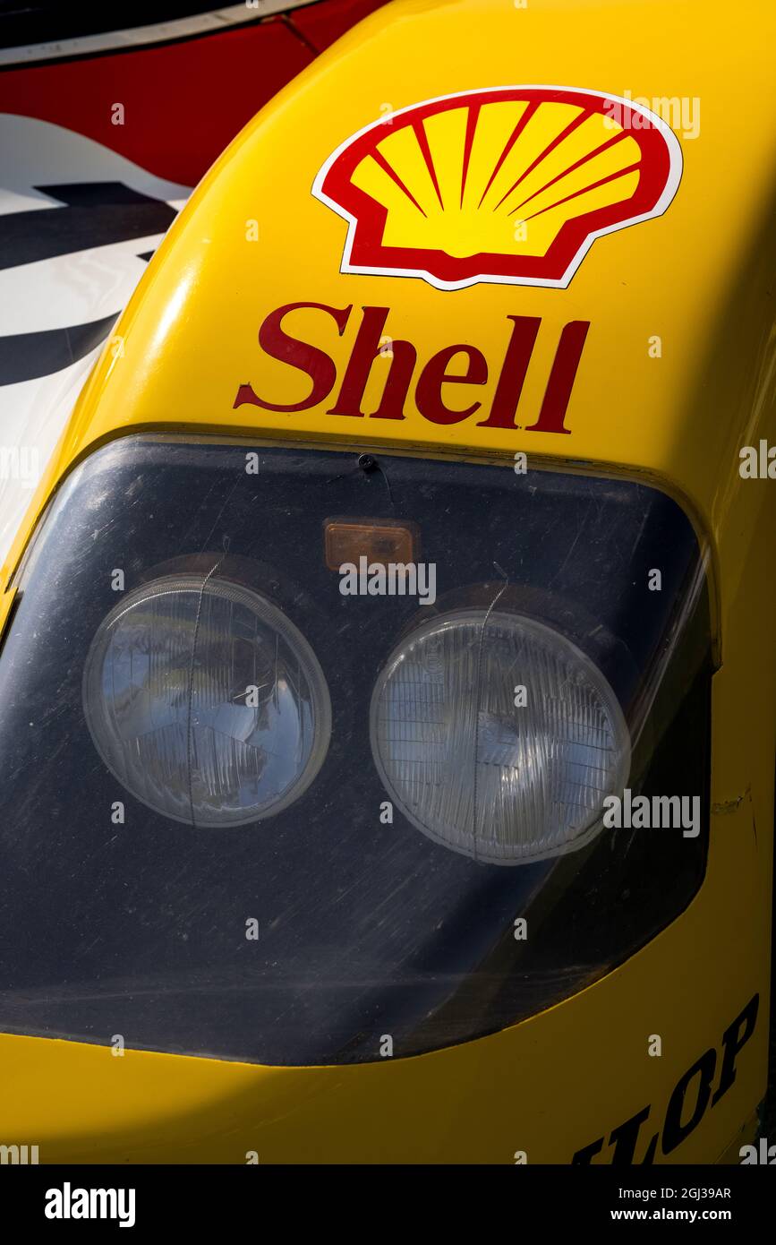 Shell logo on a Porsche 962C #17 on show at the Concours d’Elegance ...
