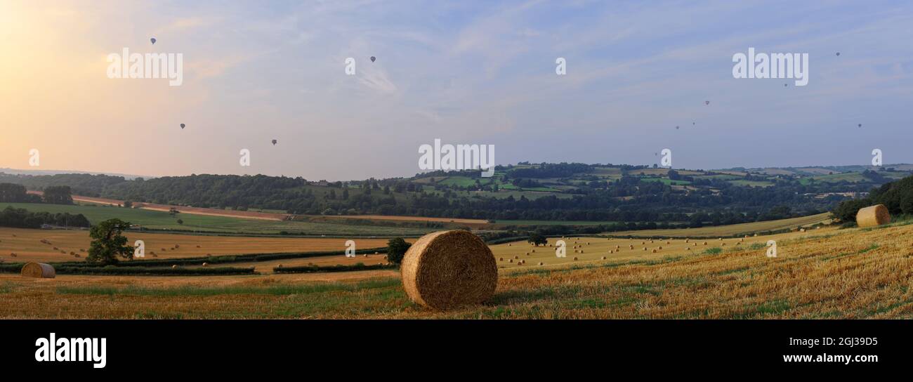 hot air balloons bath Stock Photo - Alamy