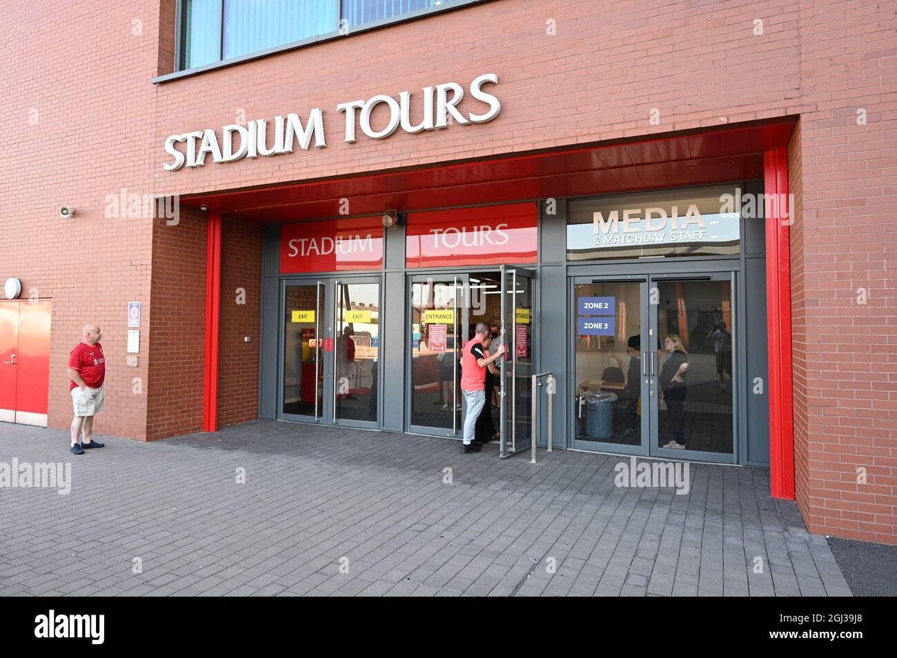Entering soccer stadium hi-res stock photography and images - Alamy