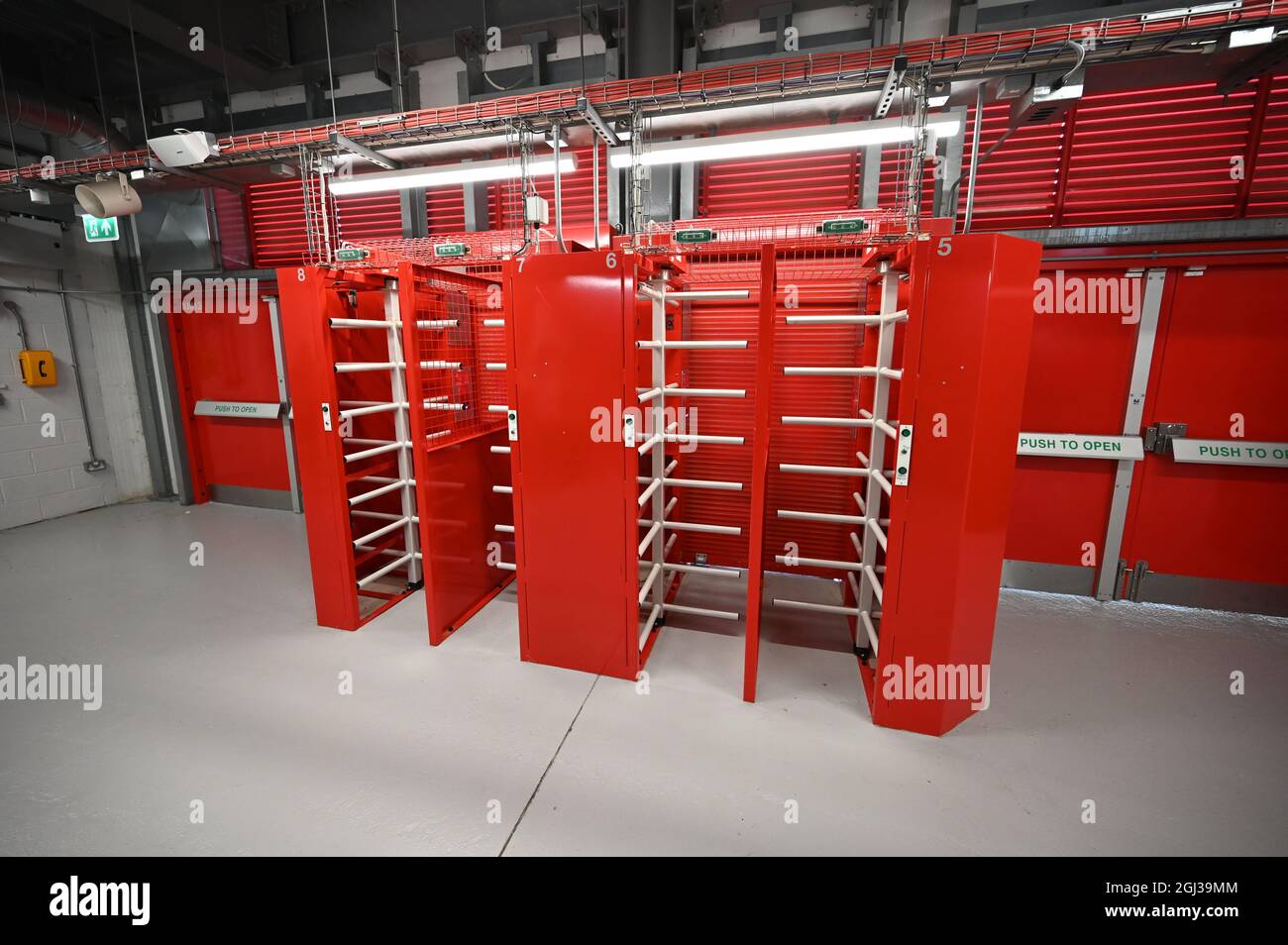 Liverpool fc football stadium entrance hi-res stock photography and ...